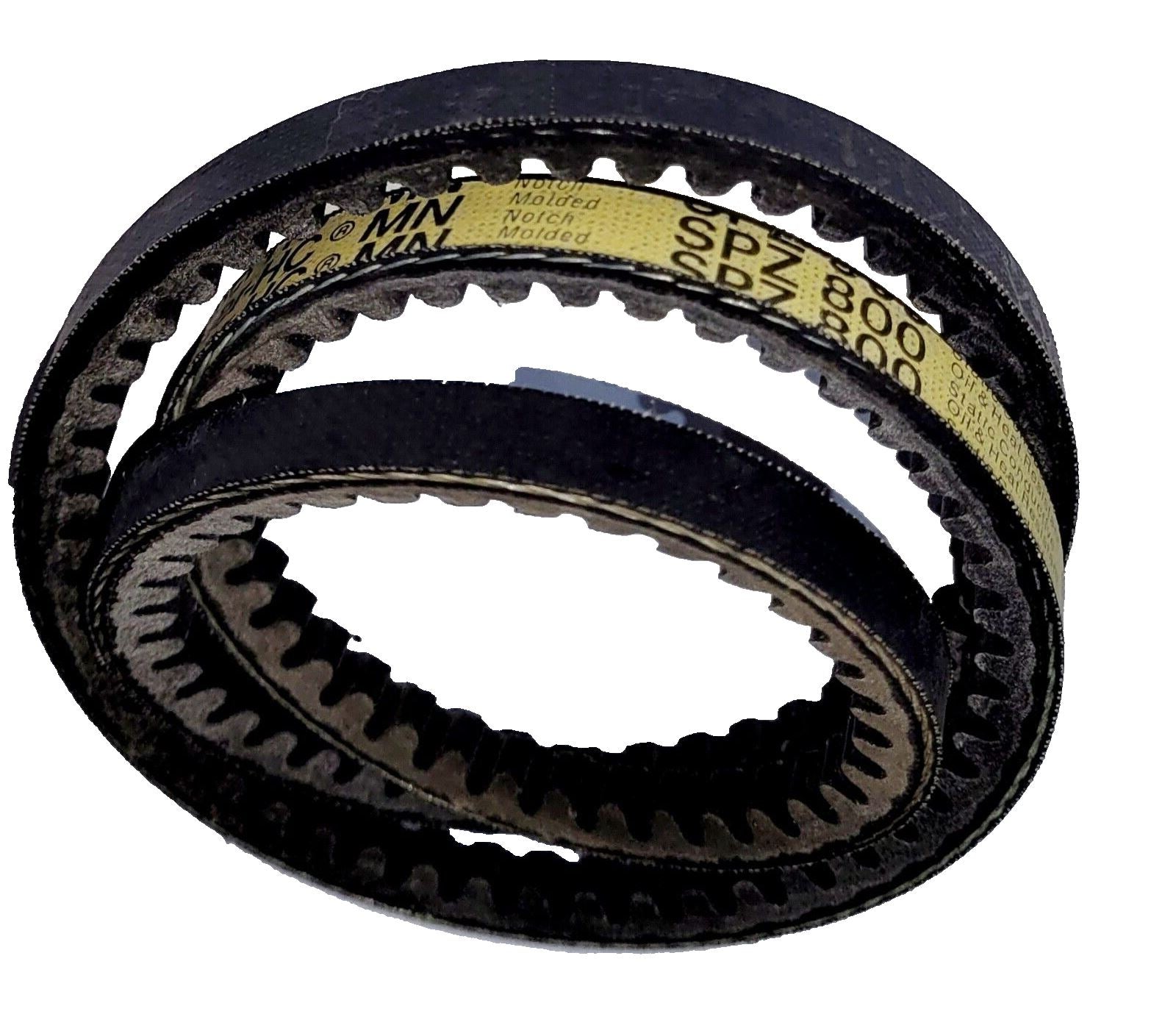SPZ SECTION V BELT SIZES SPZ800 V BELT 9MM X 8MM X 4.5 TAPER TOOTHED B ...