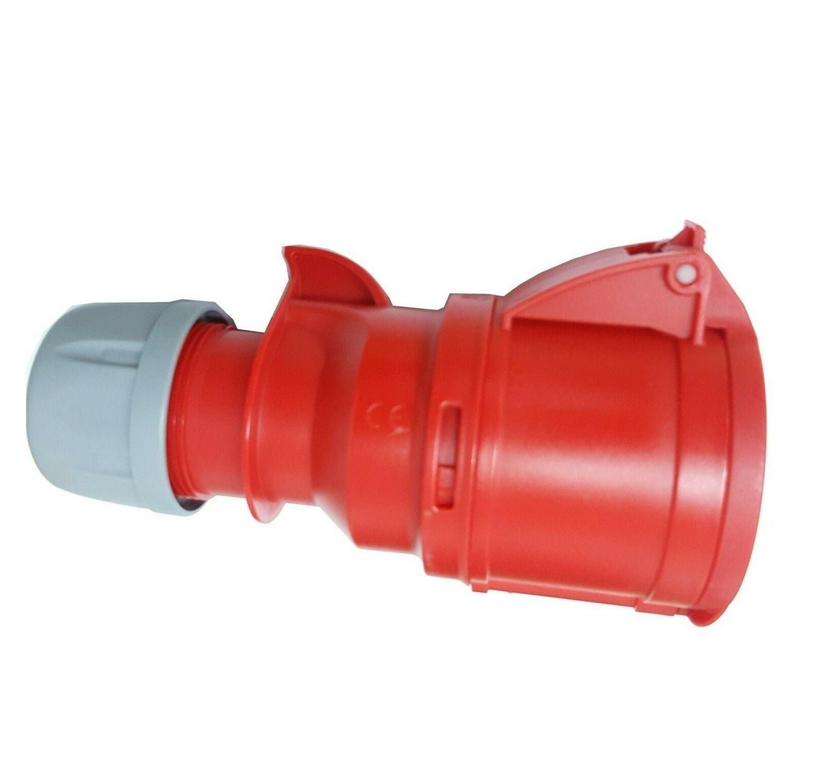 Red 32 Amp 5 Pin 3P+N+E 415V Female Socket 32A Ceeform IP44 Outdoor PC ...